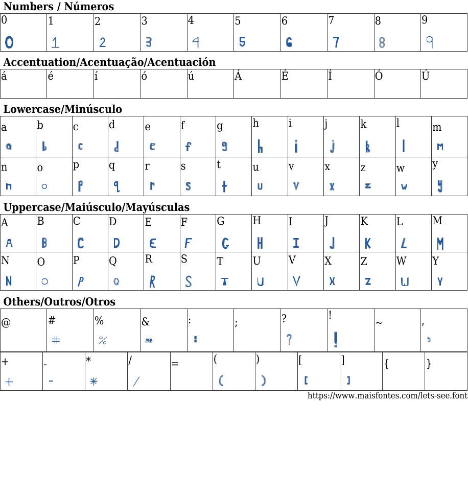 Lets See Font: Free Download | MaisFontes