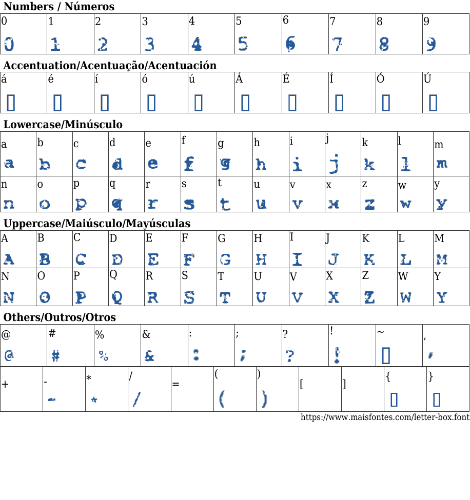 Letter Box: Baixar Fonte Grátis | MaisFontes