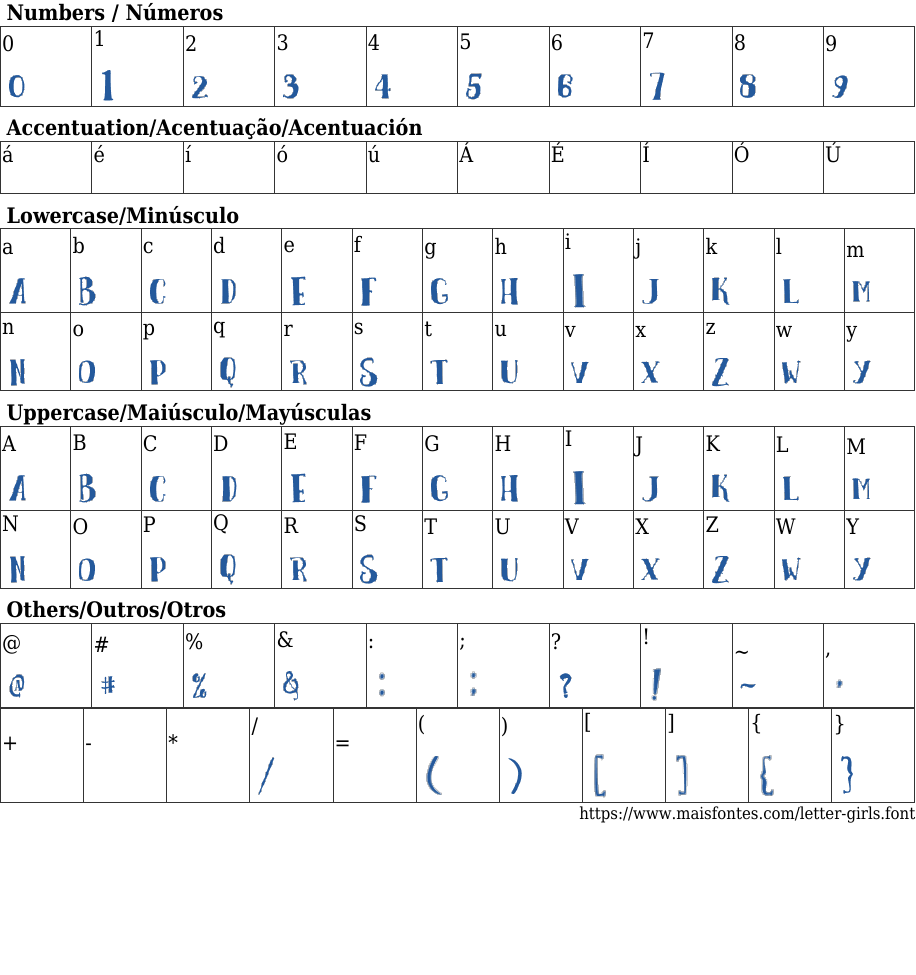 LETTER GIRLS: Baixar Fonte Grátis | MaisFontes