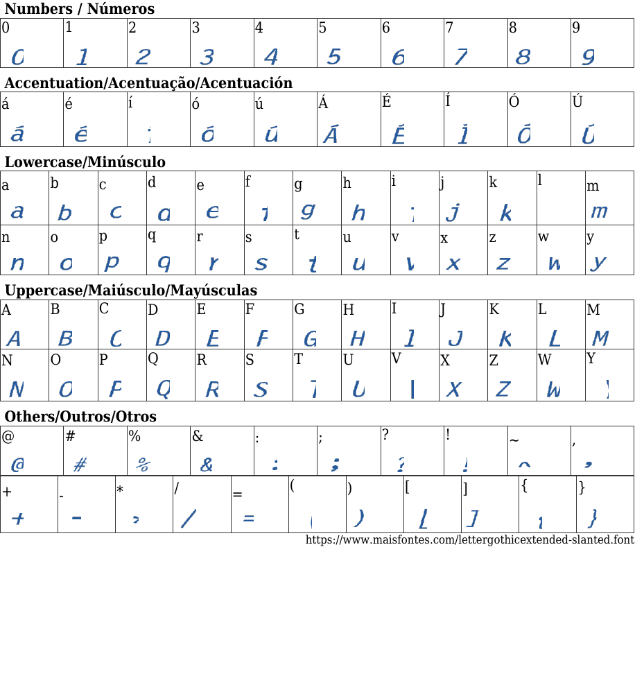 Letter Gothic Extended Slanted: Free Font Download | MaisFontes