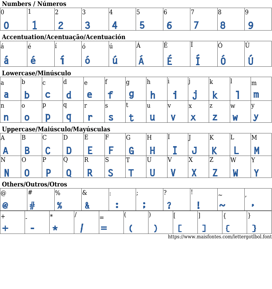 Letter Gothic L Bold: Free Font Download | MaisFontes