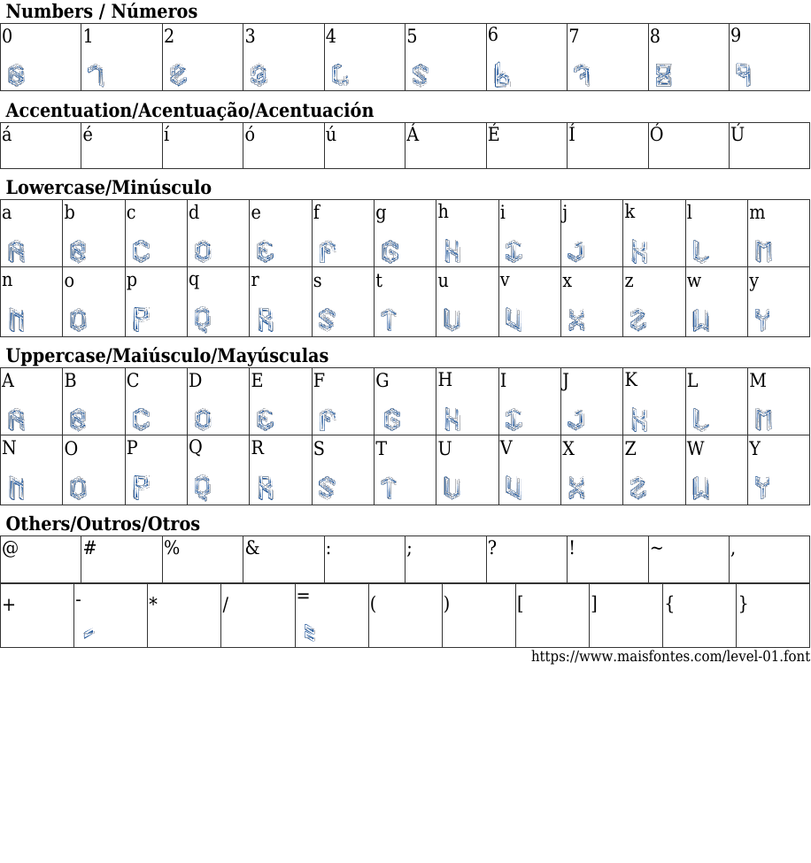 Level 01: Free Font Download | MaisFontes