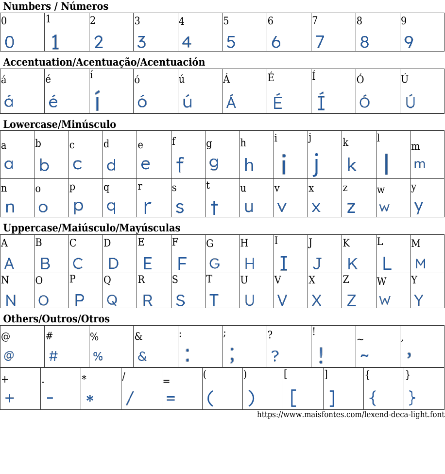 Lexend Deca Light: Download Free Font | MaisFontes