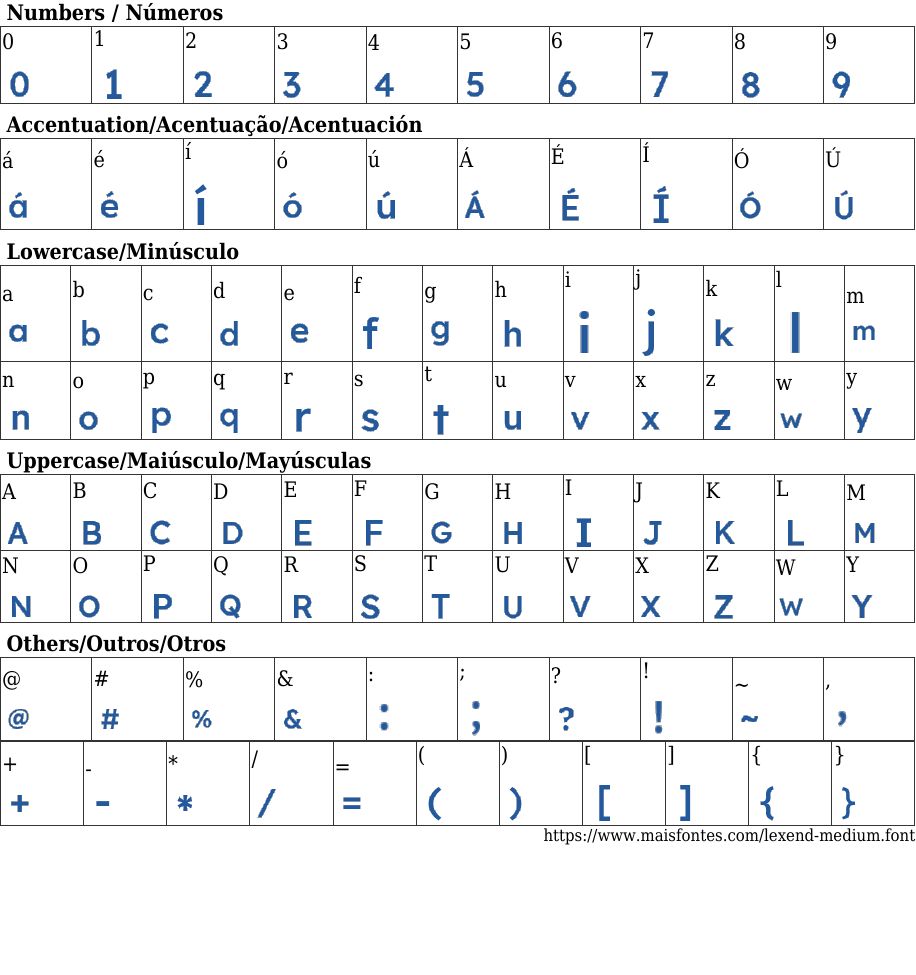 Lexend Medium: Free Font Download | MaisFontes