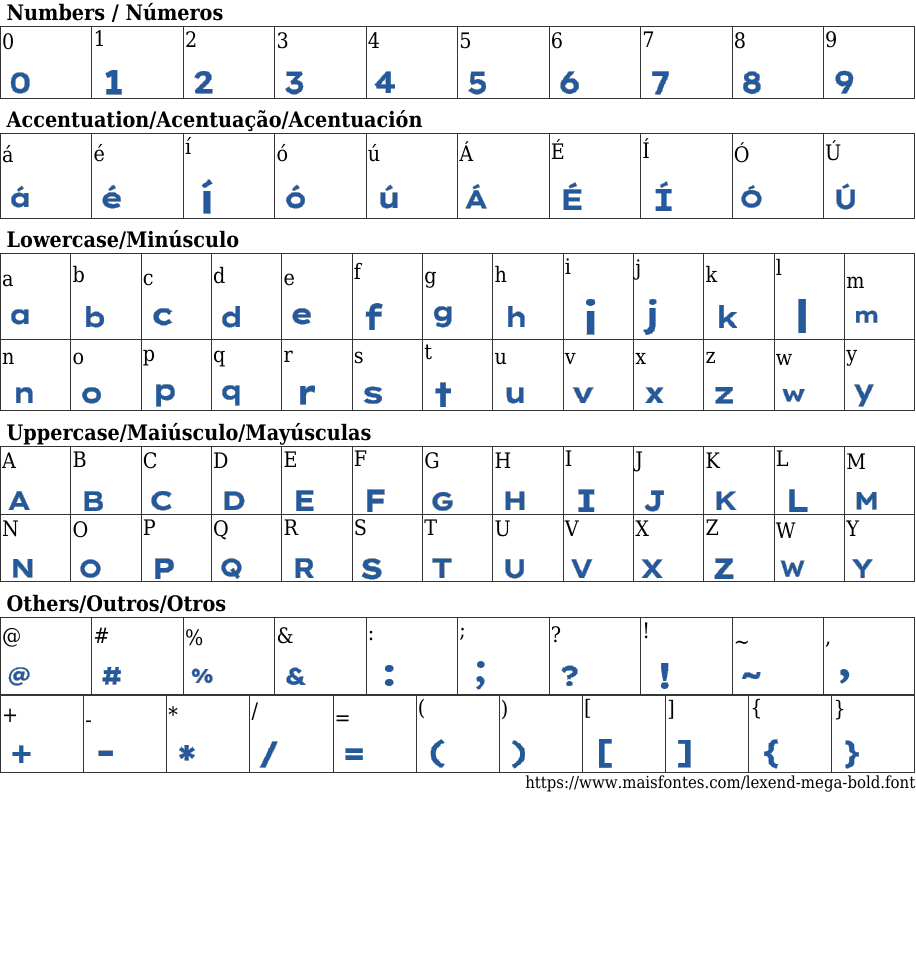 Lexend Mega Bold Font: Free Download | MaisFontes