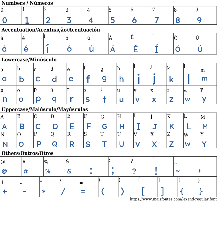Lexend Regular: Free Font Download | MaisFontes