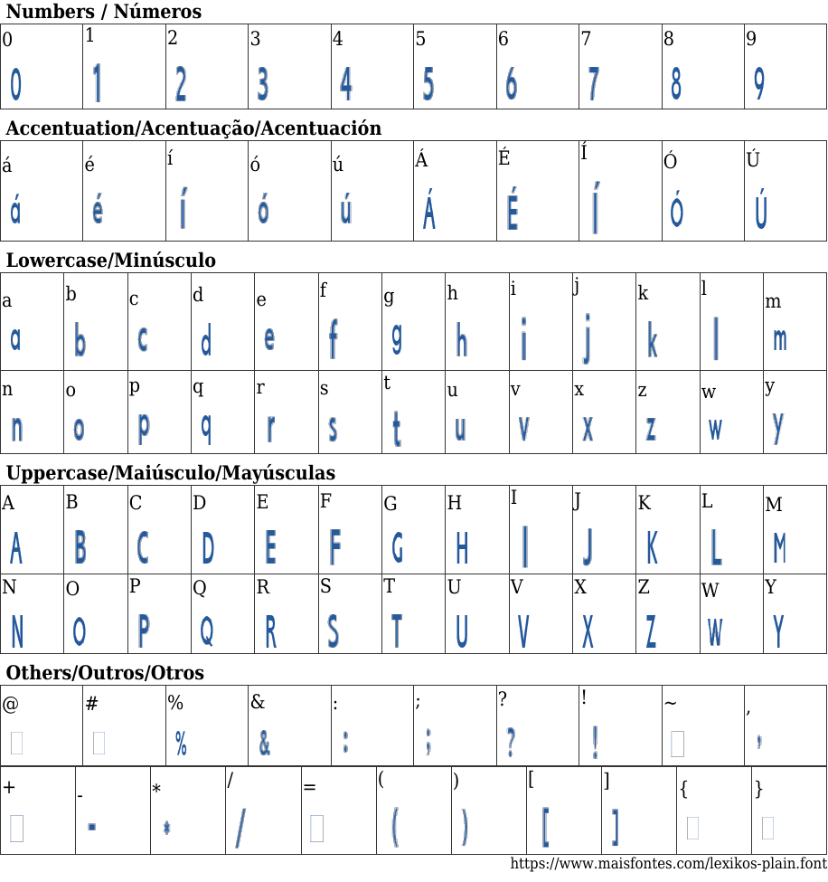 Lexikos Plain: Free Font Download | MaisFontes