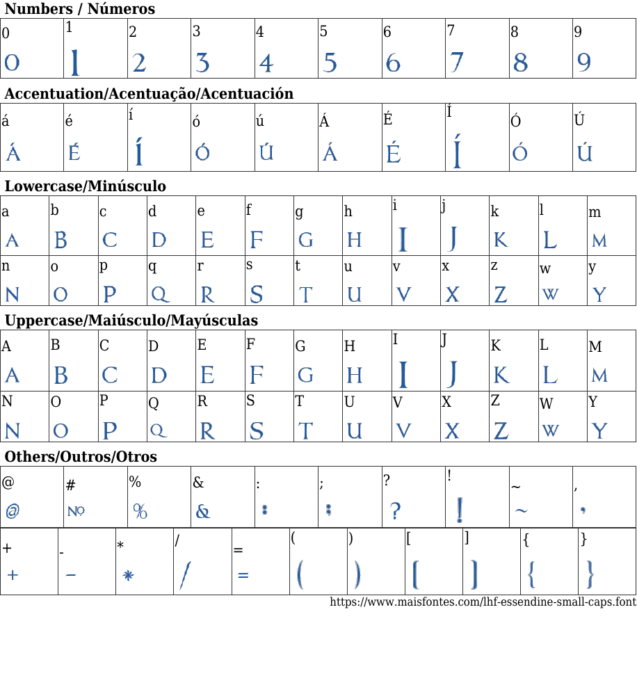 LHF Essendine SMALL CAPS: Free Font Download | MaisFontes