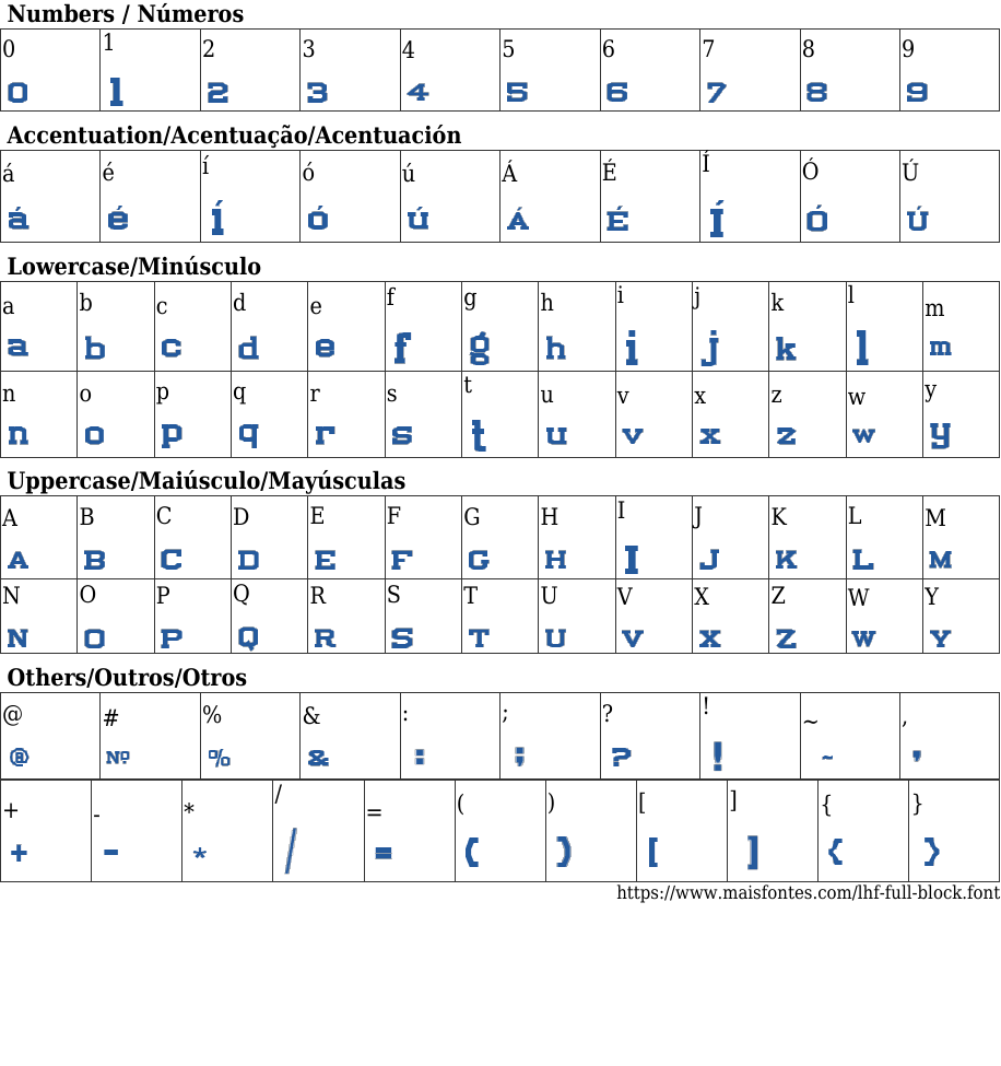 LHF Full Block: Free Font Download | MaisFontes