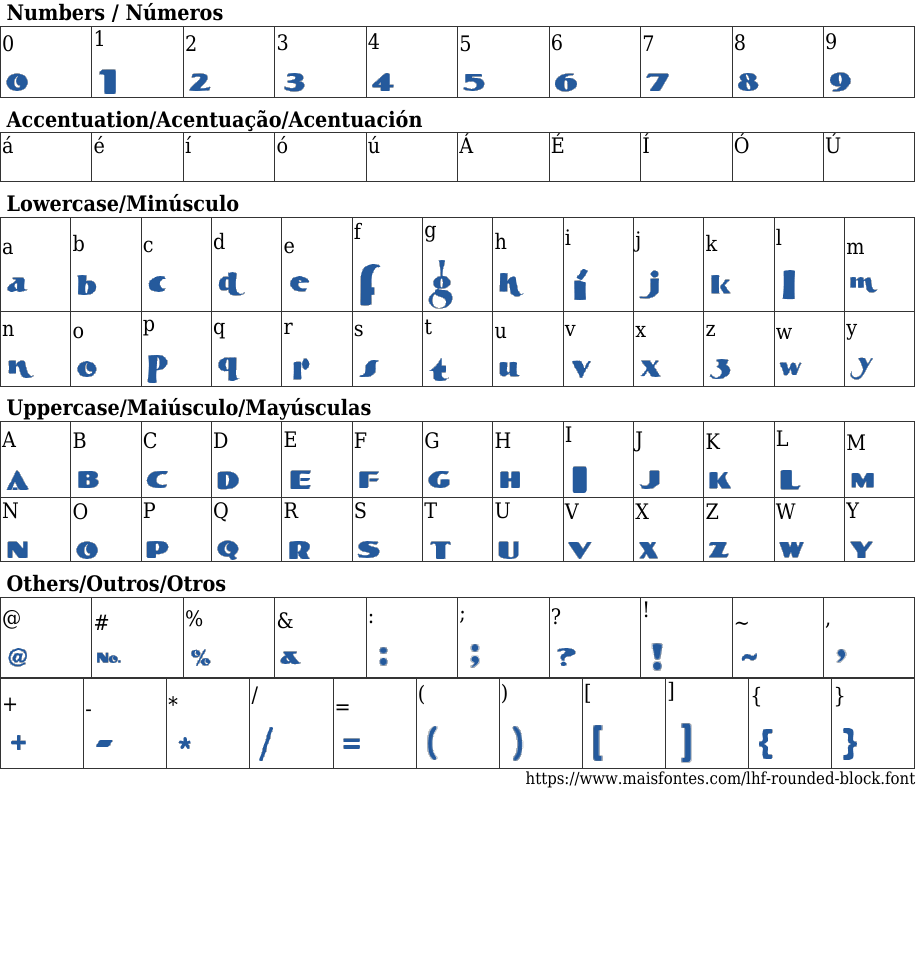 LHF Rounded Block: Free Font Download | MaisFontes