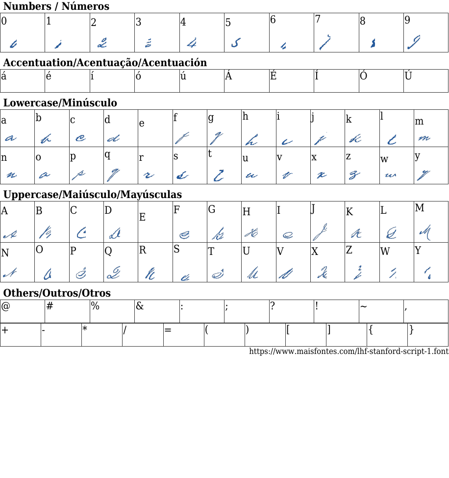 LHF Stanford Script Italic: Free Font Download | MaisFontes