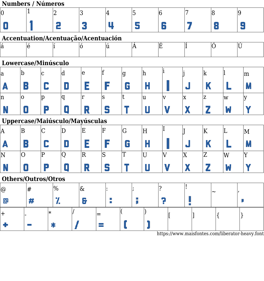 Liberator Heavy Font: Free Download | MaisFontes
