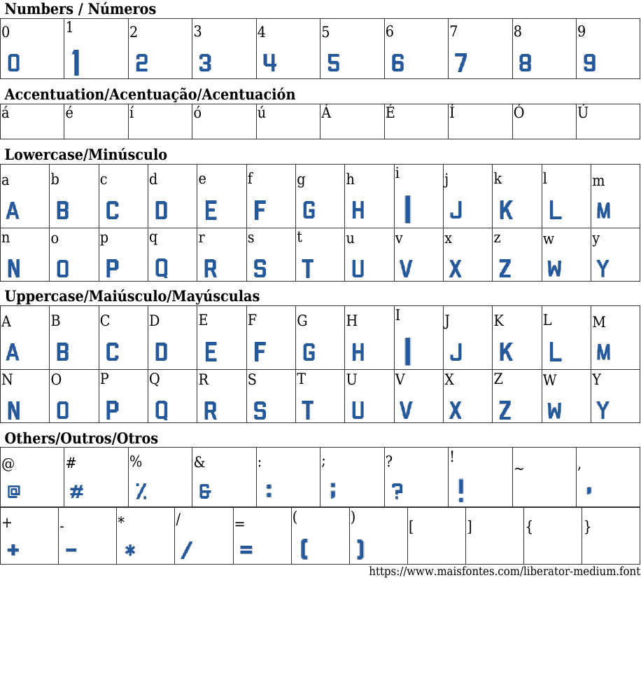 Liberator Medium: Download Free Font | MaisFontes