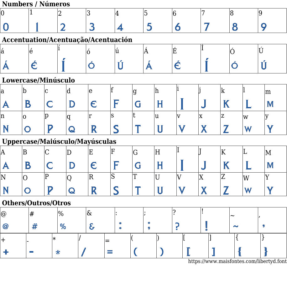 Liberty D: Download Free Font | MaisFontes