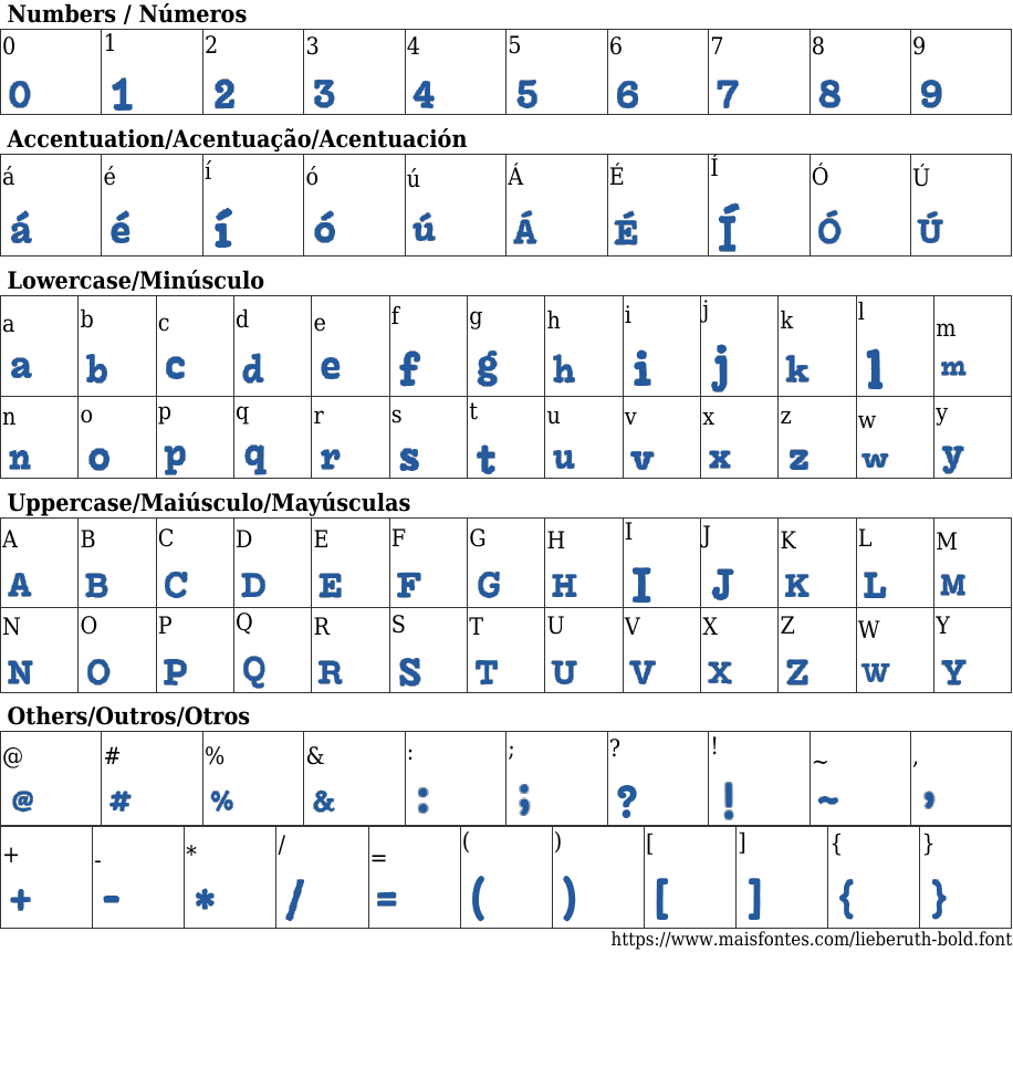 Liebe Ruth Bold: Free Font Download | MaisFontes