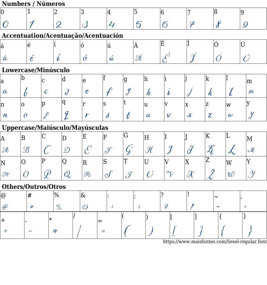 Liesel Regular: Baixar Fonte Grátis | MaisFontes