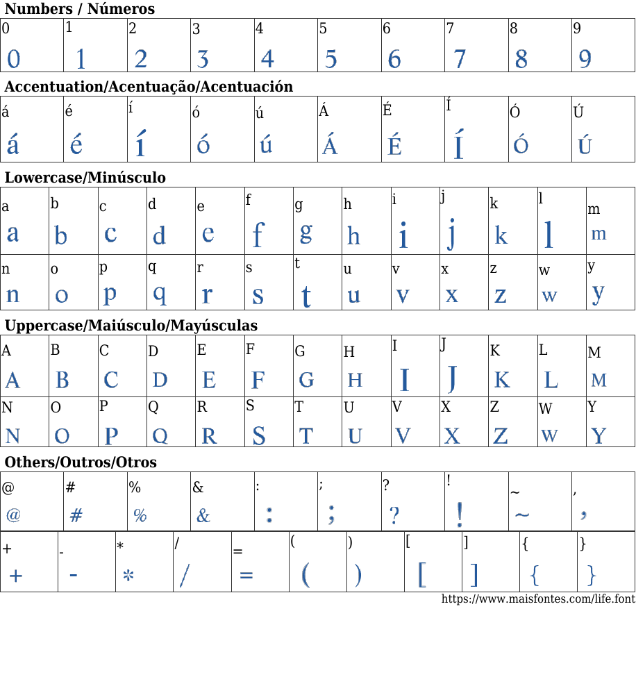 Life Font: Free Download | MaisFontes