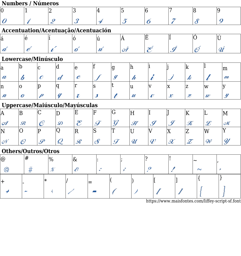 Liffey Script SF: Baixar Fonte Grátis | MaisFontes
