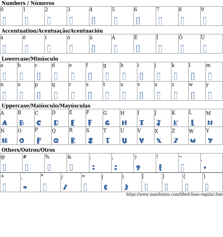 Lifted Lines Regular: Free Font Download | MaisFontes