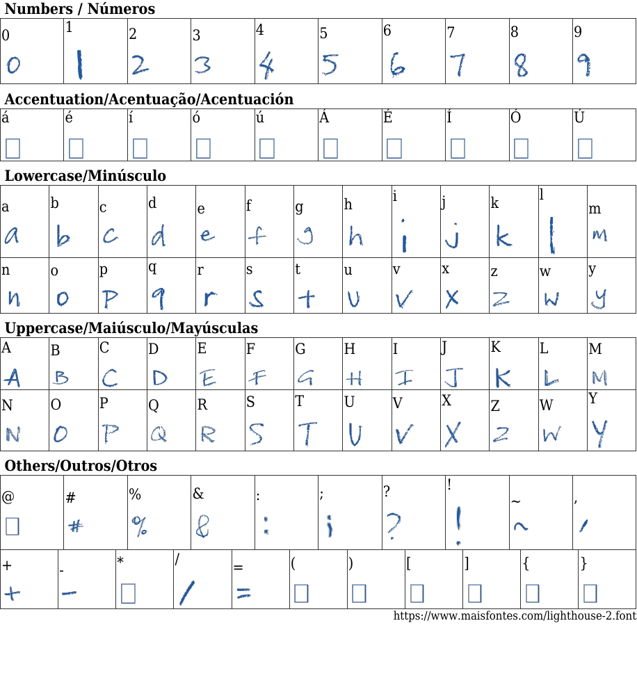 Lighthouse Floating: Free Font Download | MaisFontes