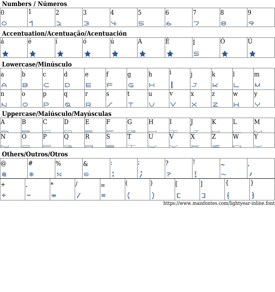Lightyear Inline: Free Font Download | MaisFontes