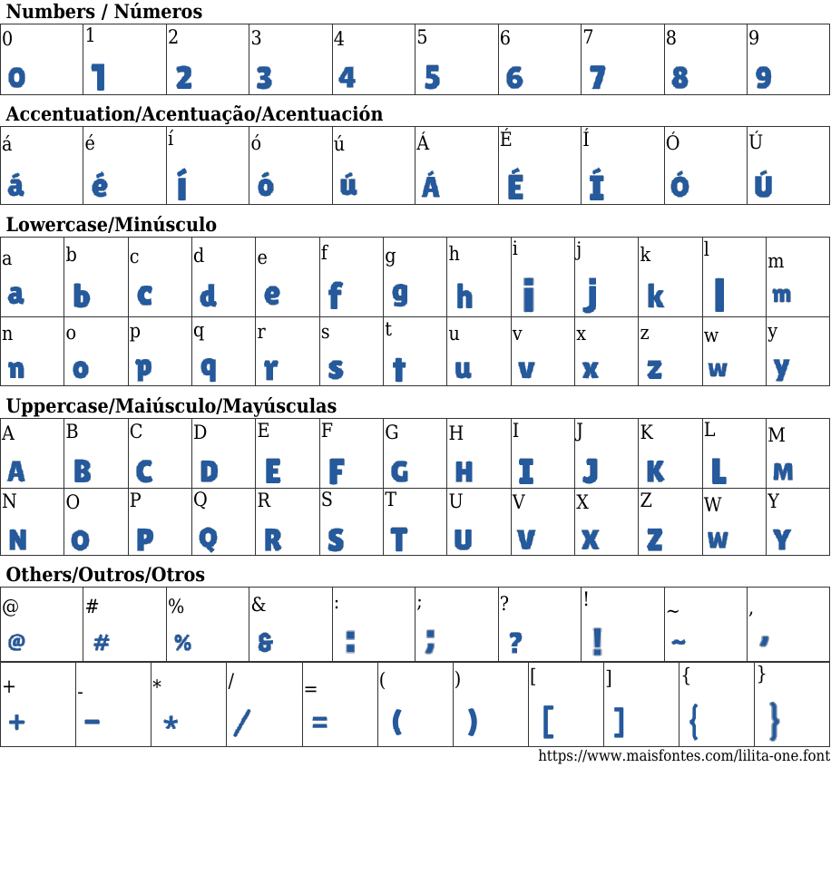 Lilita One Font: Free Download | MaisFontes