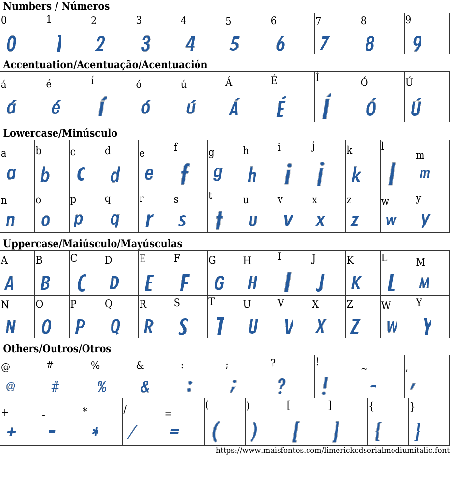 Limerick Condensed Serial Medium Italic: Free Font Download | MaisFontes