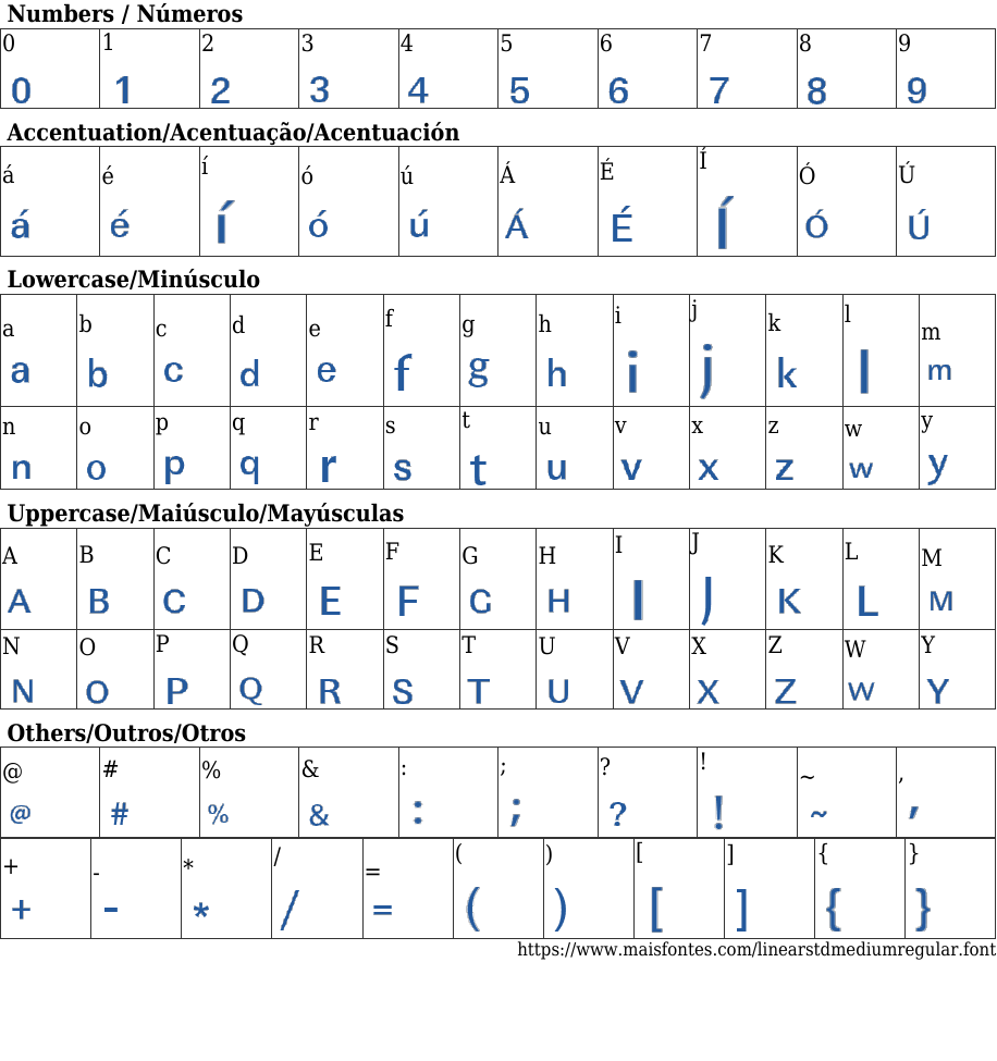 Linear Standard Medium Regular Font: Free Download | MaisFontes