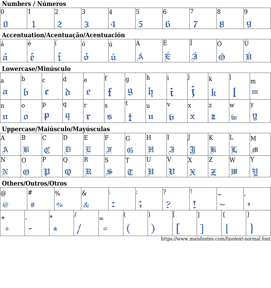 Linotext Normal: Baixar Fonte Grátis | MaisFontes