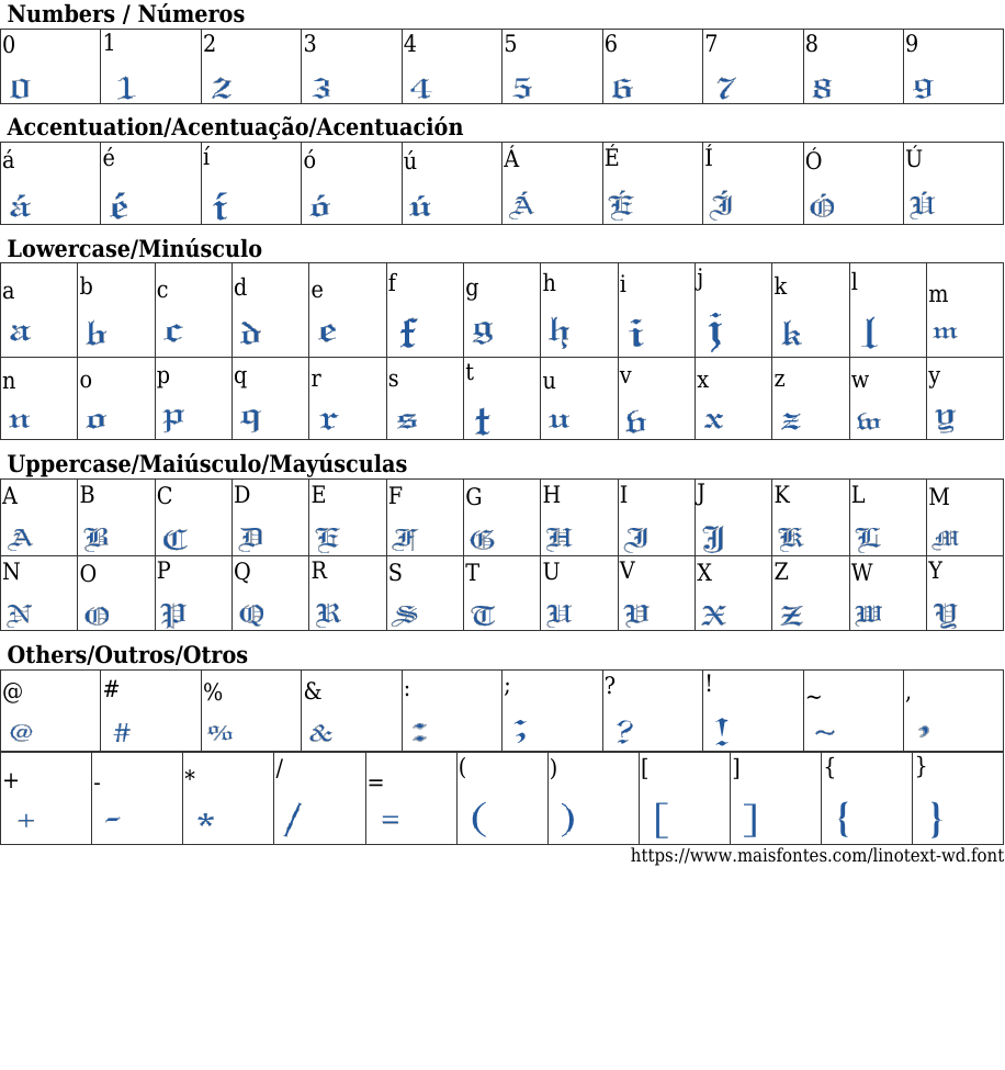 Linotext Wide: Free Font Download | MaisFontes