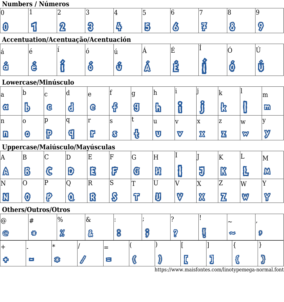 Linotype Mega Normal: Free Font Download | MaisFontes