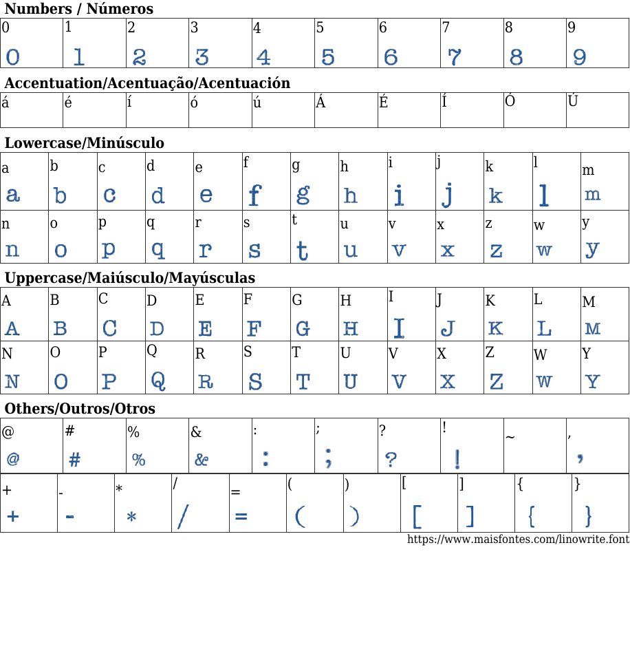 Linowrite: Baixar Fonte Grátis | MaisFontes