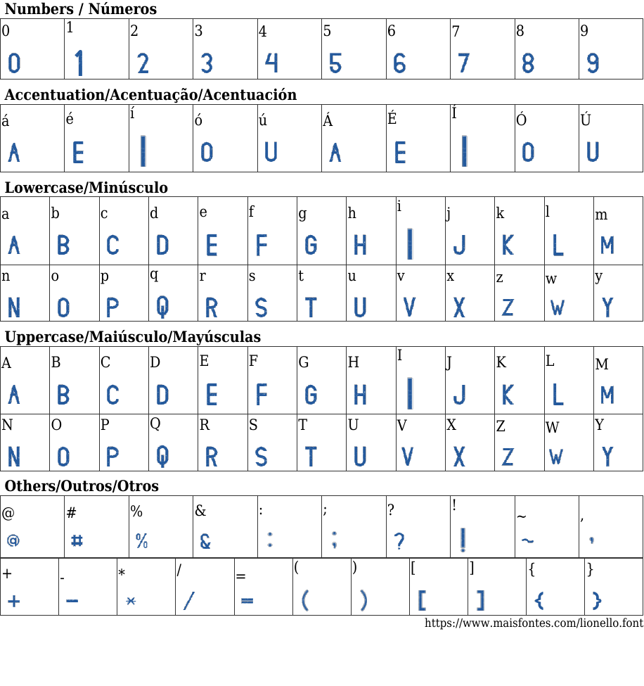 LIONELLO Font: Free Download | MaisFontes