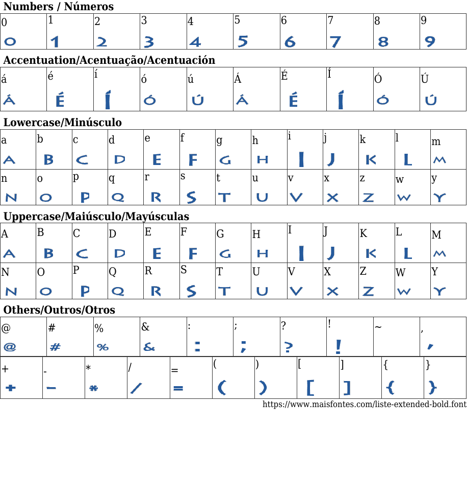 Liste Extended Bold: Baixar Fonte Grátis | MaisFontes