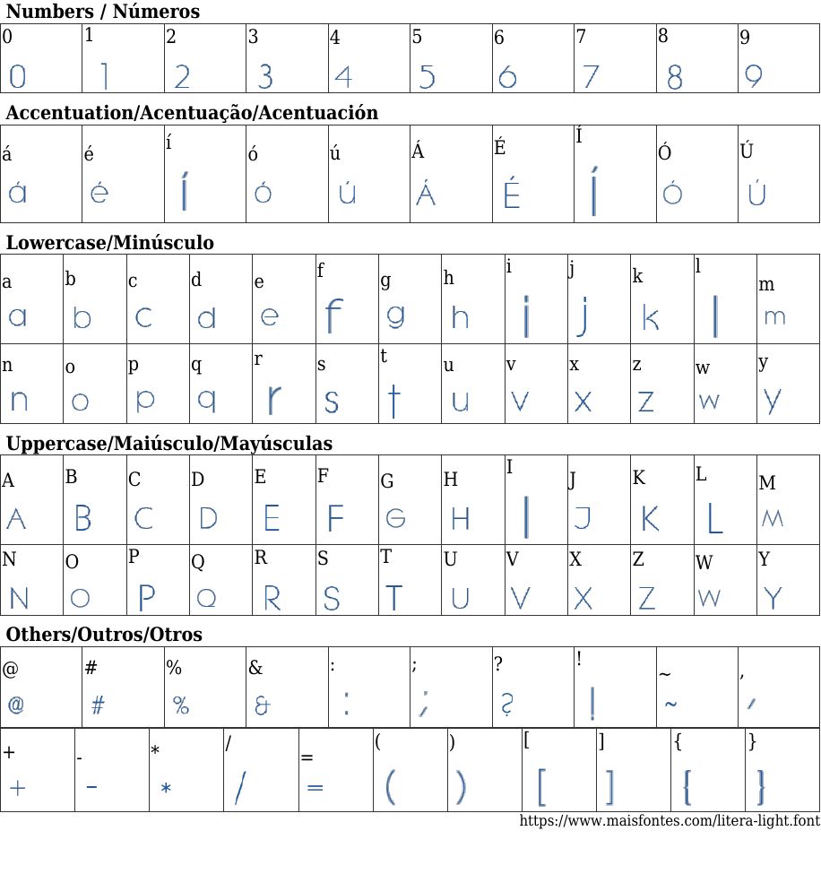 Litera Light: Free Font Download | MaisFontes