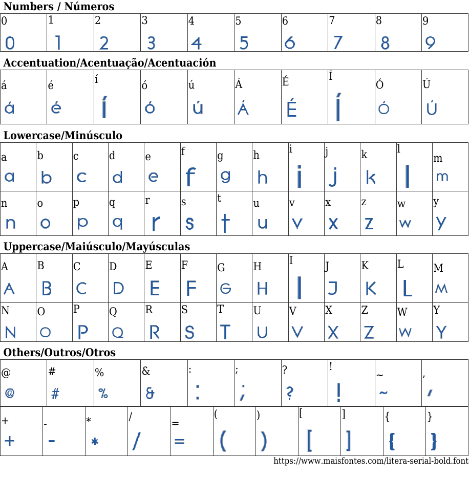 Litera Serial Bold: Free Font Download | MaisFontes