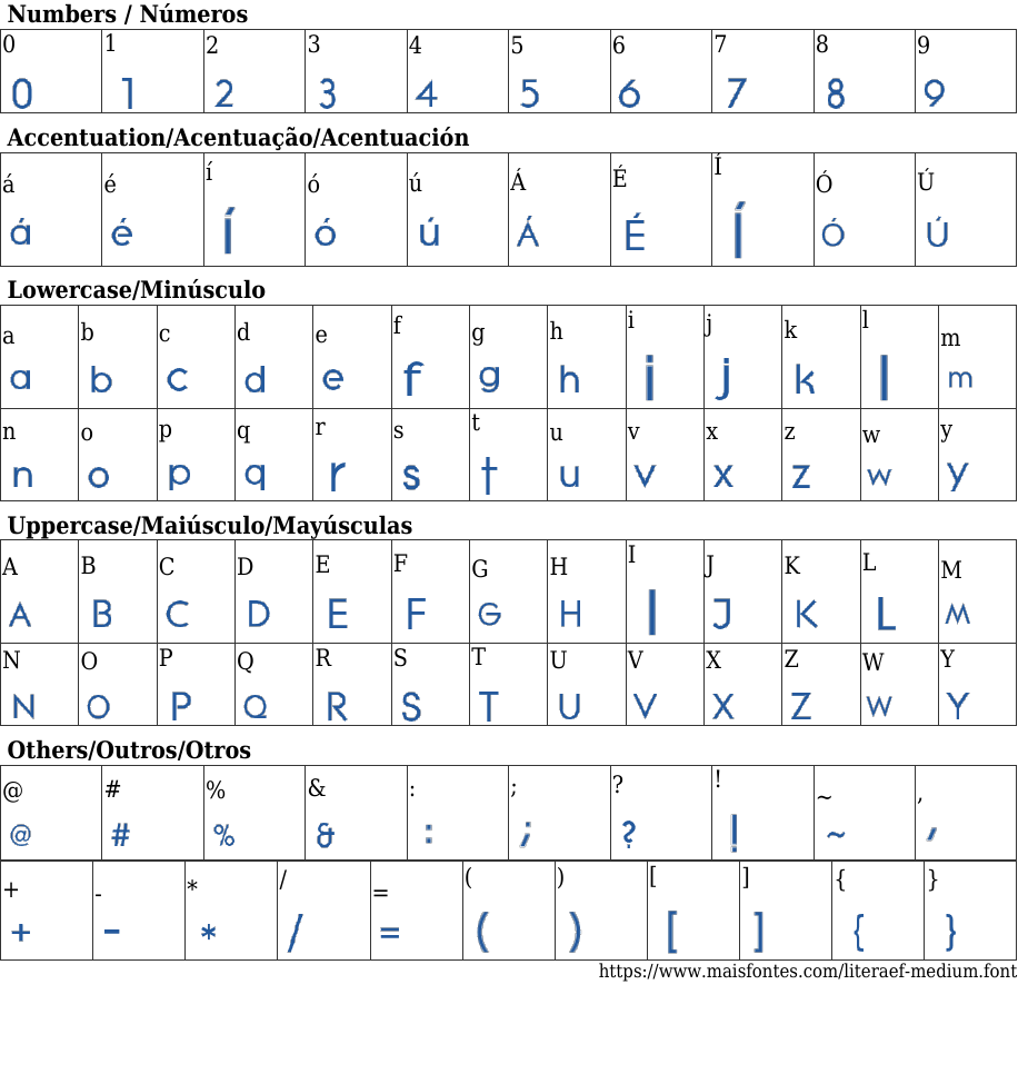 Litera EF Medium Font: Free Download | MaisFontes