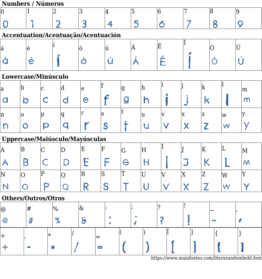 Litera Random Bold: Free Font Download | MaisFontes