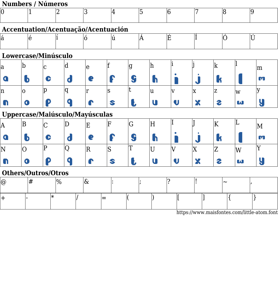 Little Atom: Baixar Fonte Grátis | MaisFontes