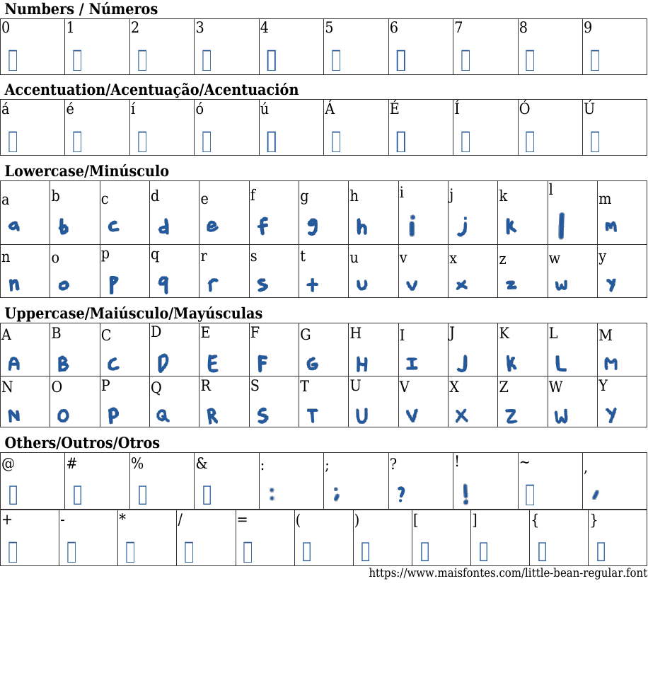 Little Bean Regular: Baixar Fonte Grátis | MaisFontes