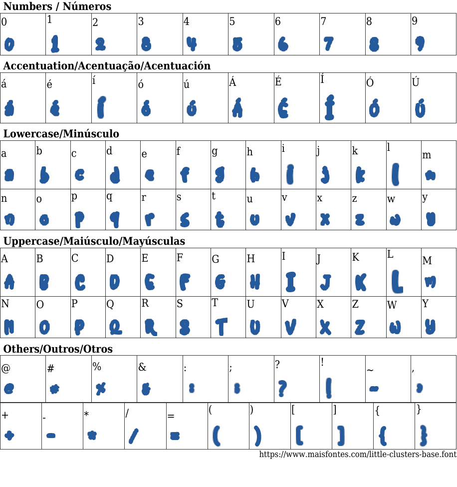Little Clusters Base: Baixar Fonte Grátis | MaisFontes