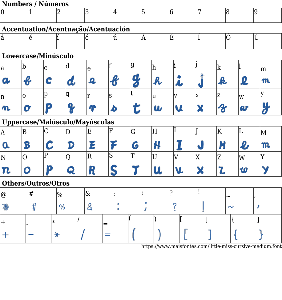 Little Miss Cursive Medium: Free Font Download | MaisFontes