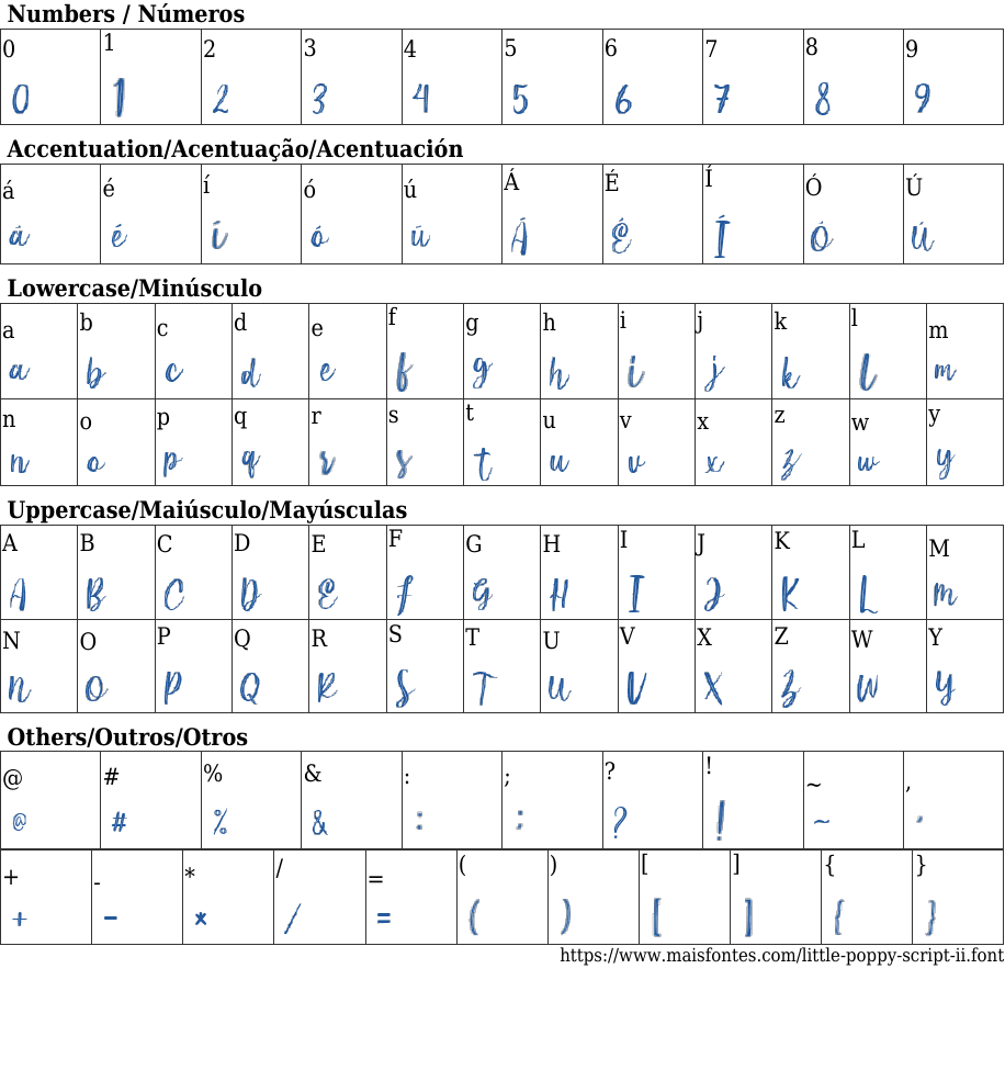 Little Poppy Script II: Free Font Download | MaisFontes