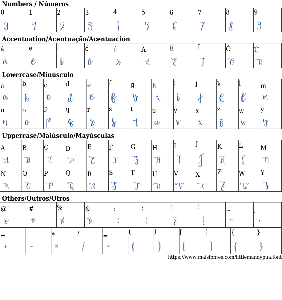 Little Mandy PUA: Baixar Fonte Grátis | MaisFontes