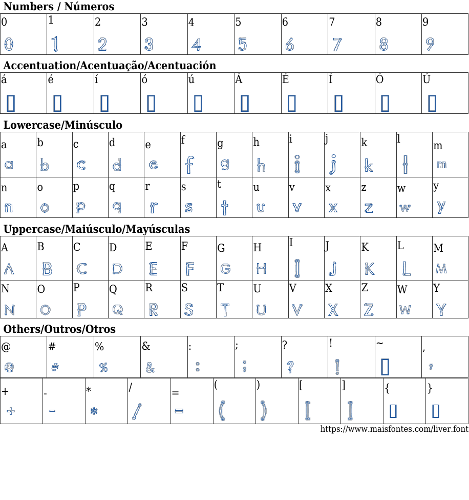 Liver: Free Font Download | MaisFontes