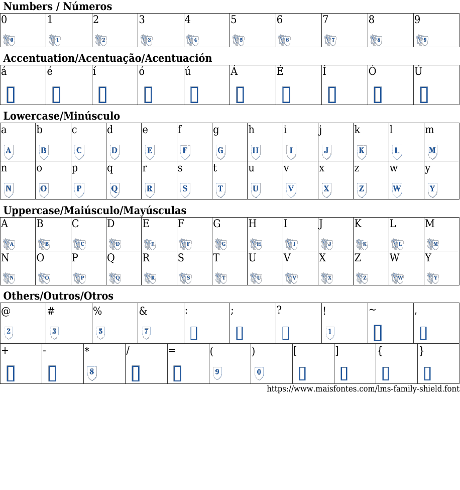 LMS Family Shield: Baixar Fonte Grátis | MaisFontes