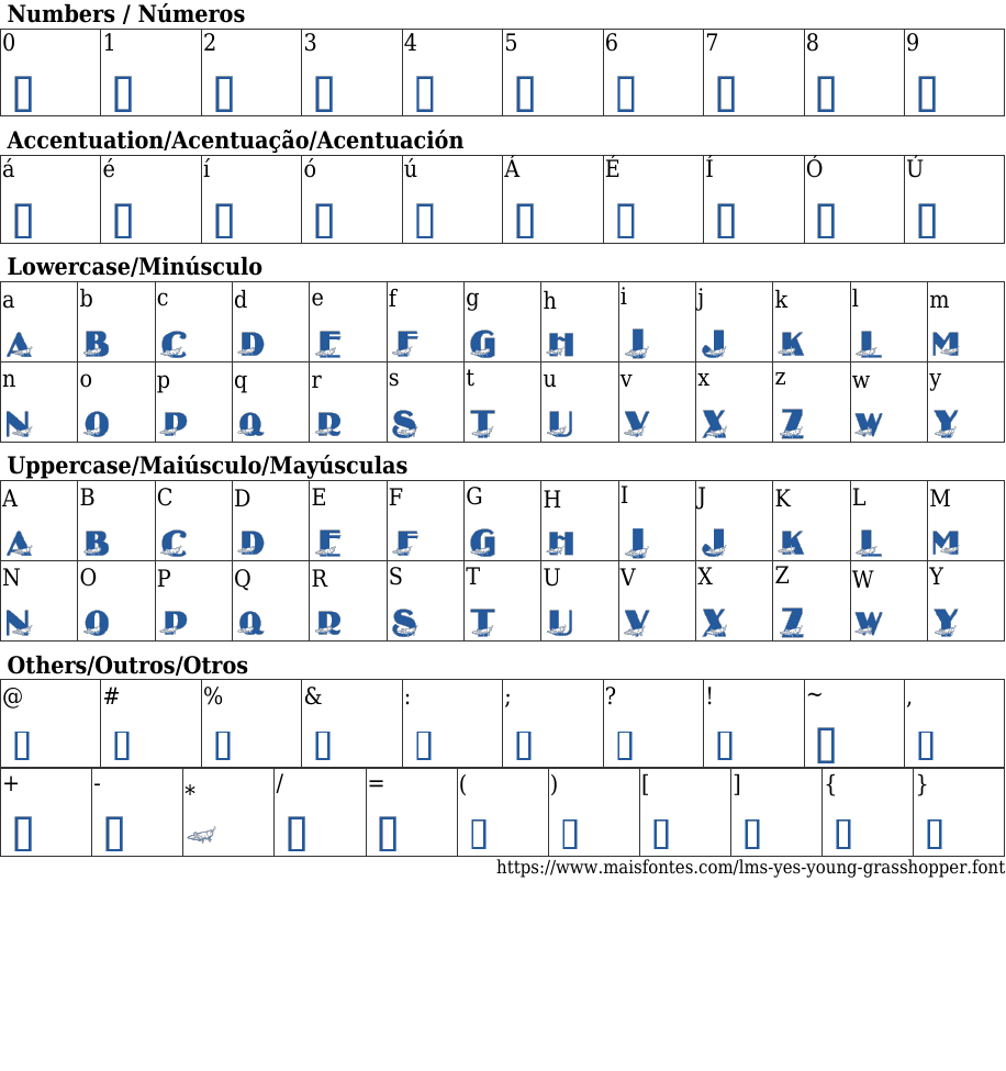 LMS Yes Young Grasshopper: Baixar Fonte Grátis | MaisFontes