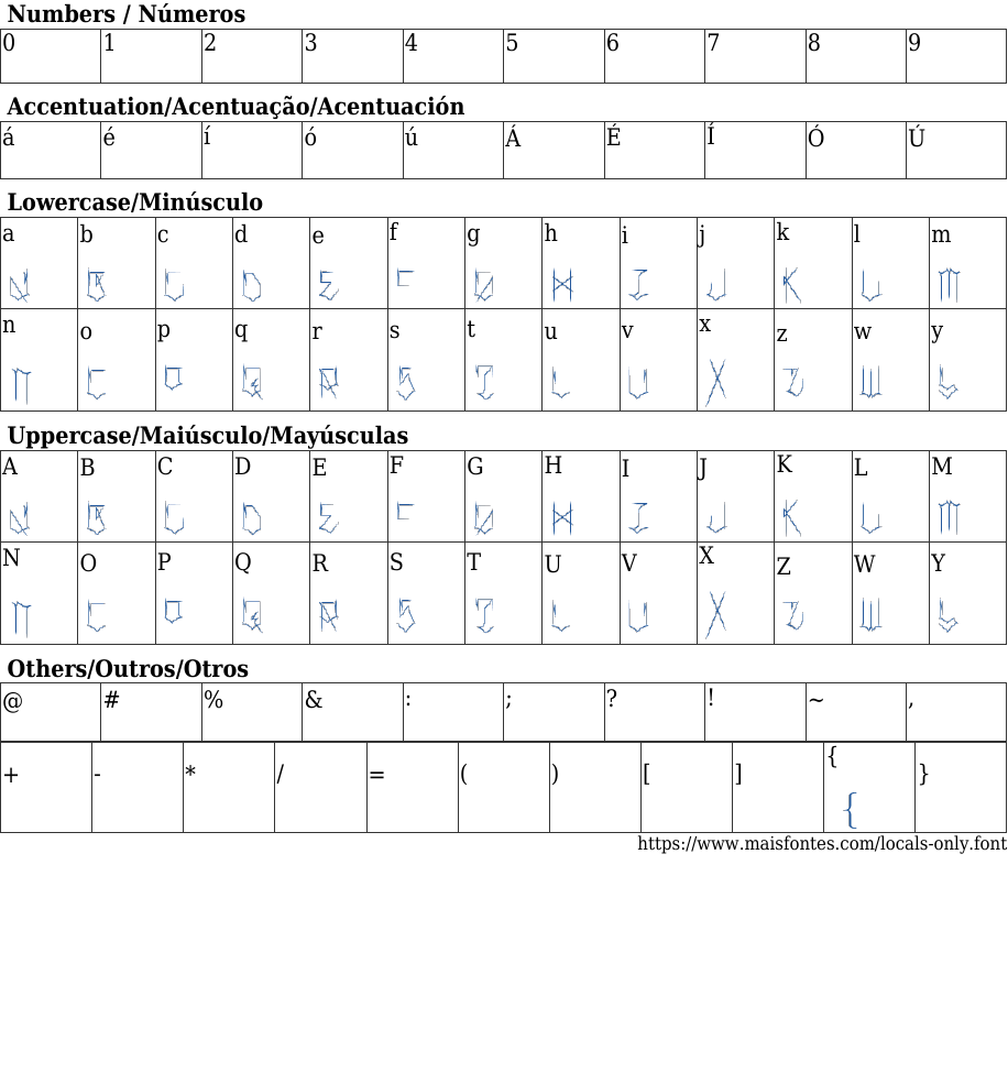 Locals Only: Baixar Fonte Grátis | MaisFontes