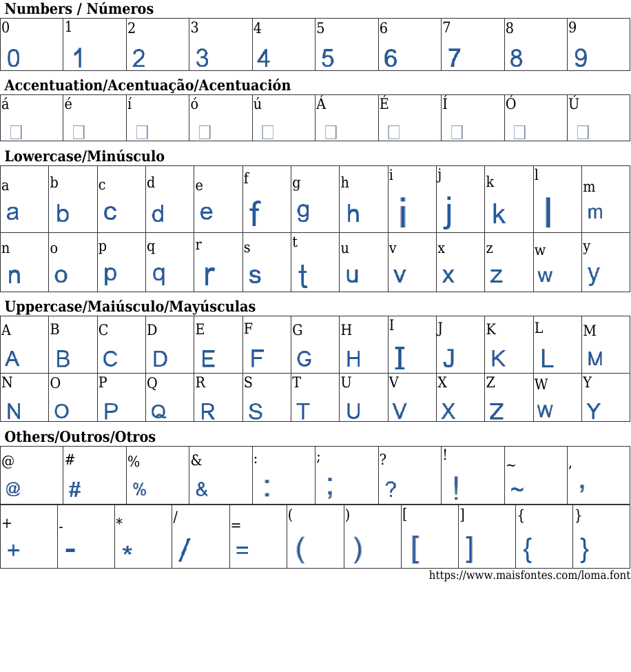 Loma Font: Free Download | MaisFontes