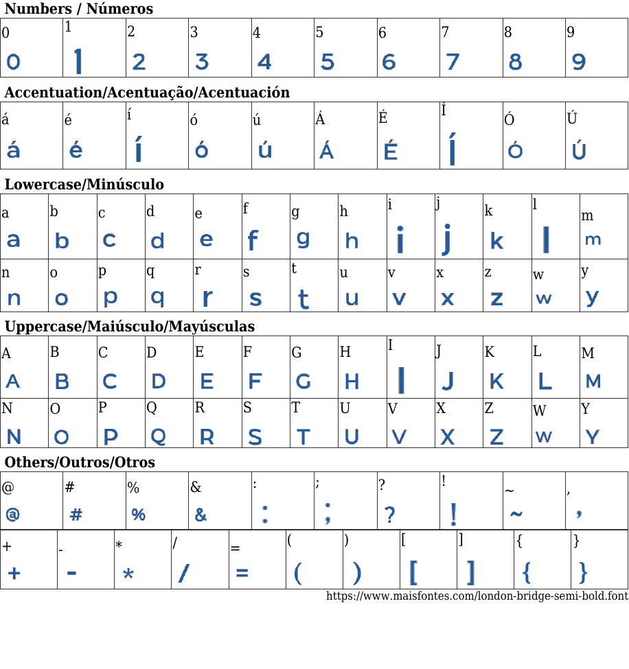 London Bridge SemiBold: Free Font Download | MaisFontes